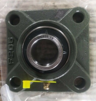 1 NEW UNBRANDED F205 4-BOLT FLANGE BEARINGS w/ UCF205-16 NIB/NNB **MAKE ...