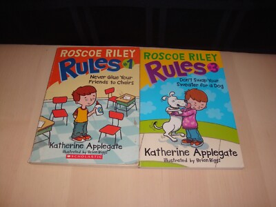 Roscoe Riley Rules Series 1 & 3 Chapter Book Lot Applegate Homeschool ...