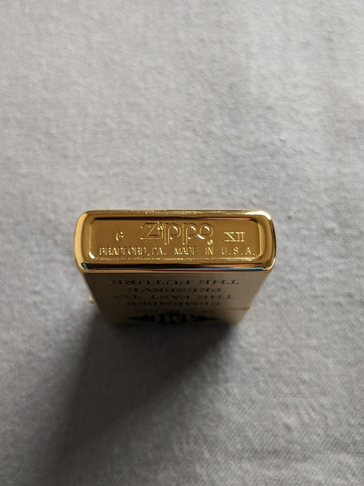 VTG 1996 AMERICAN MOVIE CLASSICS AMC FILM FESTIVAL GOLD PLATED ZIPPO ...