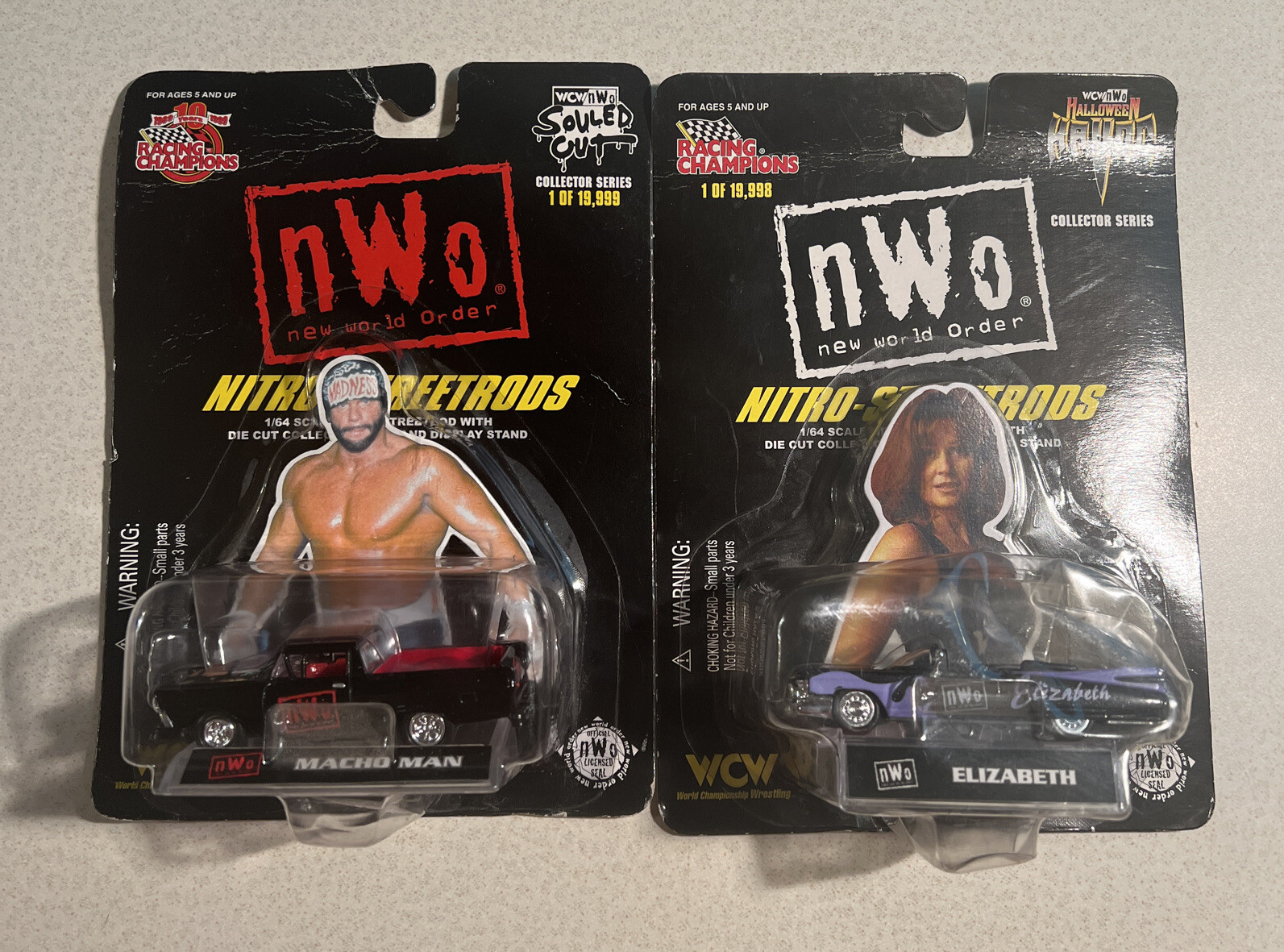 1999 Racing Champions NWO Nitro Streetrods MACHO MAN Ranchero & MISS ...