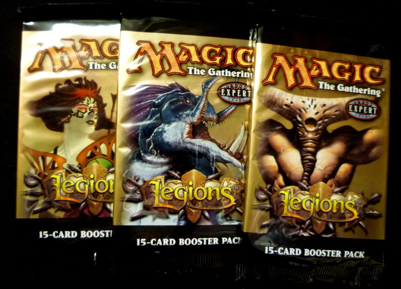 MTG Legions 3X Booster Packs New 2003 Onslaught WOTC Magic the ...