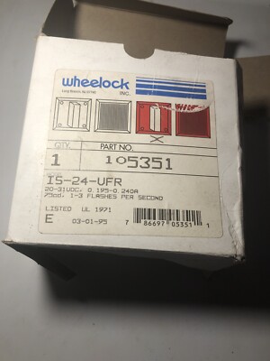 Fire Alarms - Wheelock Fire Alarm