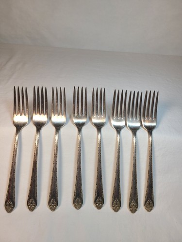 Holmes & Edwards Inlaid Silverplate Lovely Lady 1937 Discontinued Forks ...