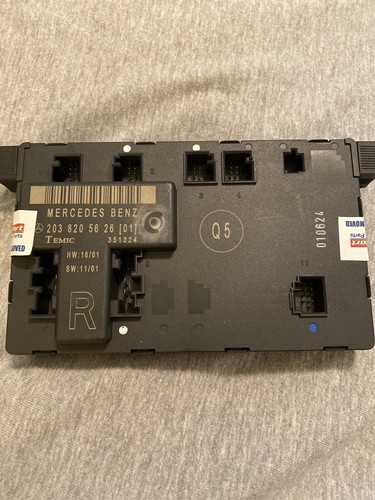 01-05 MERCEDES W203 C CLASS FRONT RIGHT PASSENGER DOOR CONTROL MODULE ...