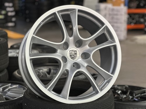Genuine Used 21x10 Porsche Cayenne ITALY (4 wheel) 5x130 Silver | eBay