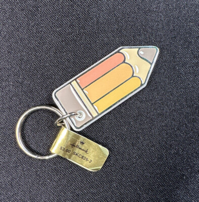 Vintage 1984 Hallmark Keychain School Pencil 2" New Old Stock 1980’s ...