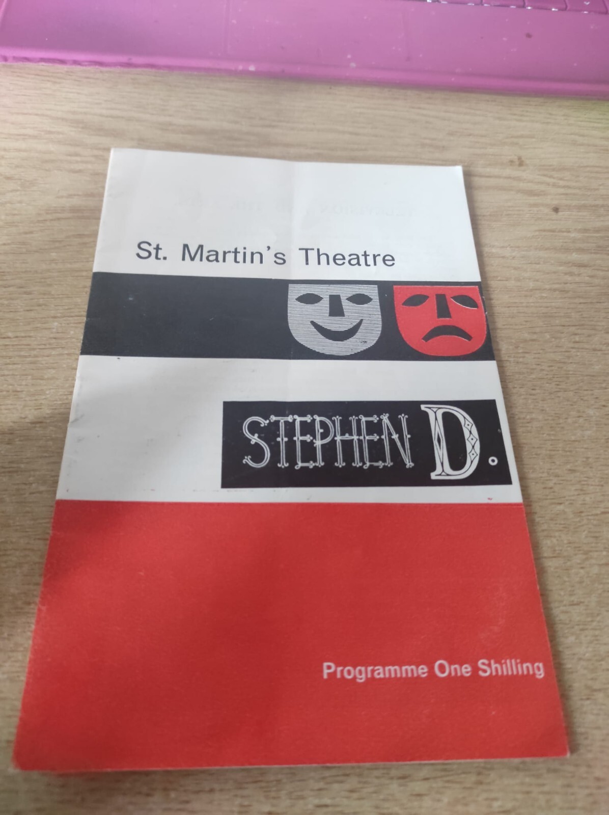 Stephen D Programme - 1963, St Martin's Theatre - B235 | eBay