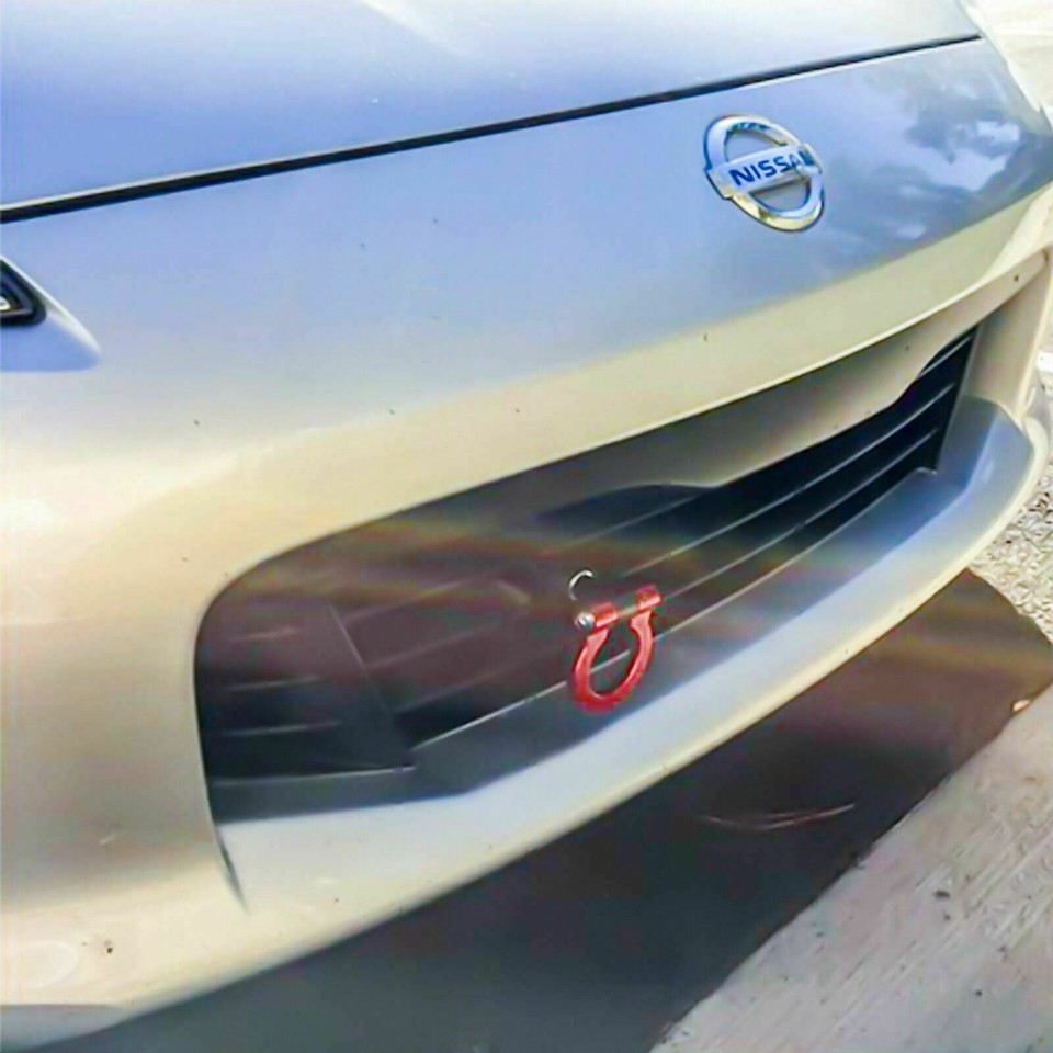 Track Racing Style Blue Aluminum Tow Hook For Nissan 350Z 370Z GT-R ...