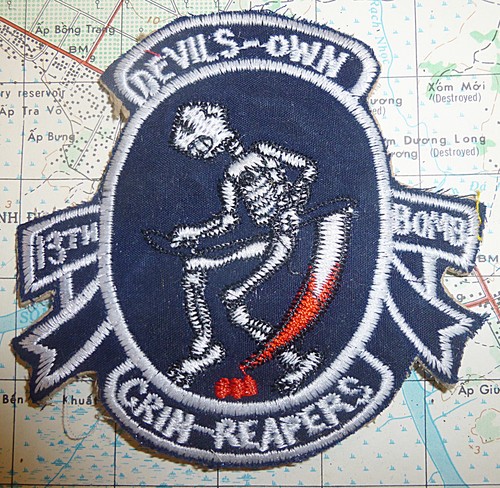 Patch - Devils Own Grim Reaper - USAF 13th BOMB - Variant - Vietnam War ...