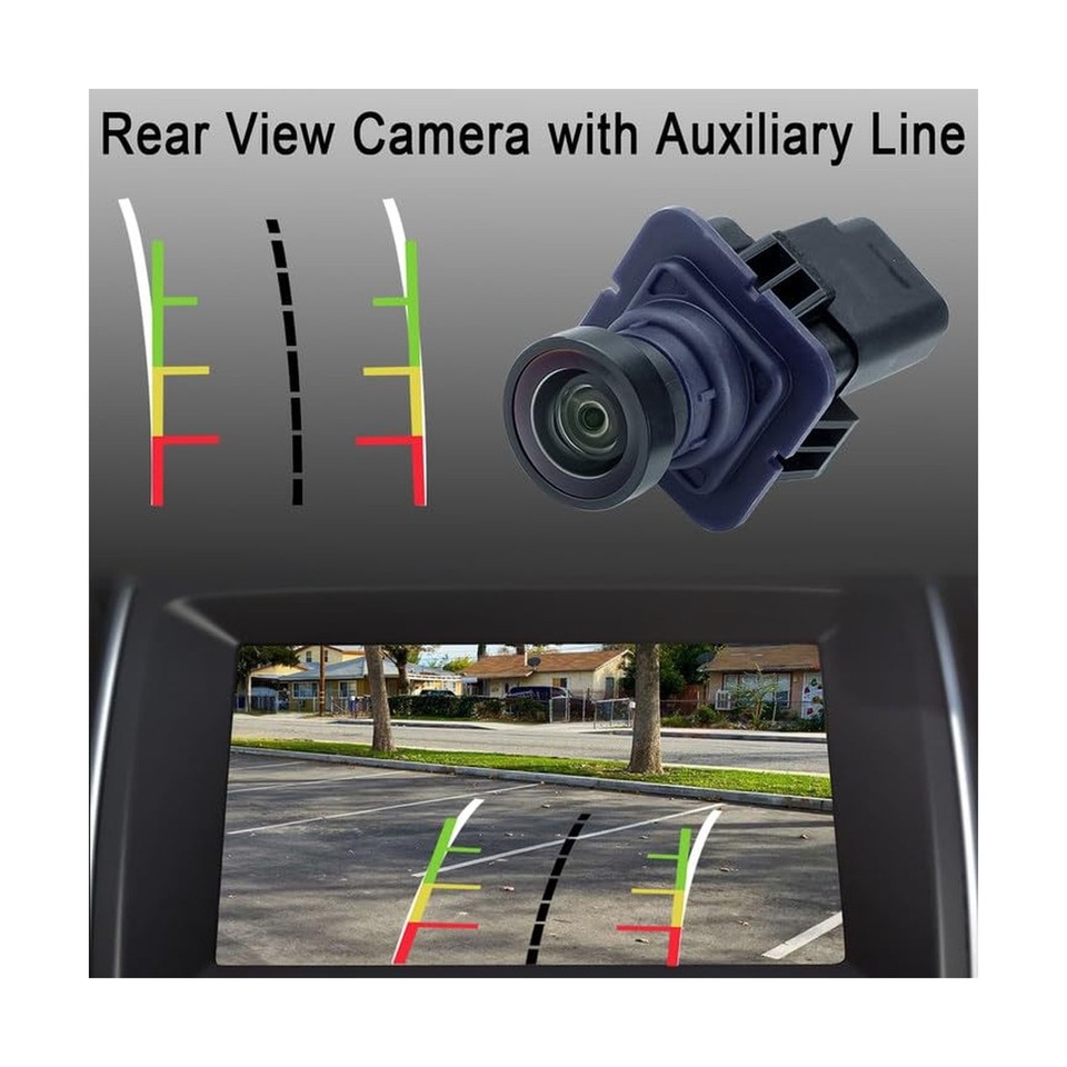 Rear View Back Up Camera Kit with Ford Tailgate Emblem Backup Camera ...