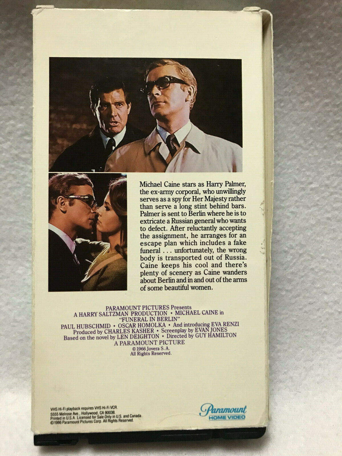 FUNERAL IN BERLIN, MICHAEL CAINE 1966 VHS COLOR MOVIE, NEW | eBay