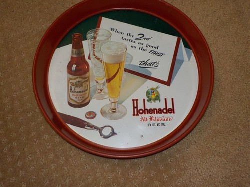 Hohenadel Alt Pilsener Beer Tray Circa 1950's | eBay
