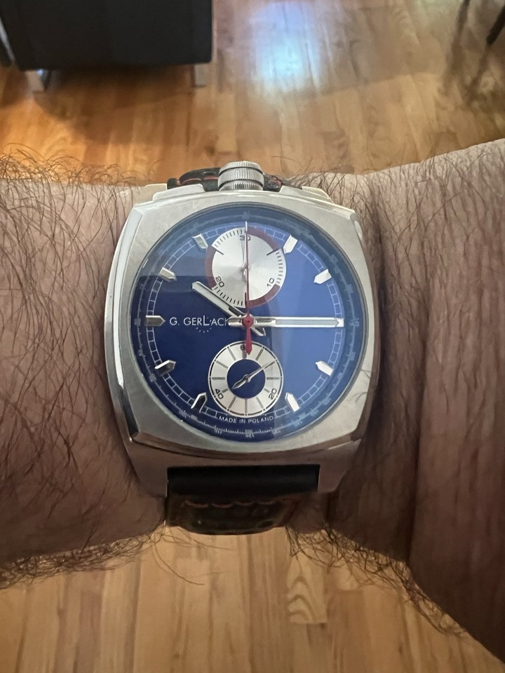 G. Gelach CWS SOKOL 1000 Men’s Automatic Chronograph Wrist Watch from ...