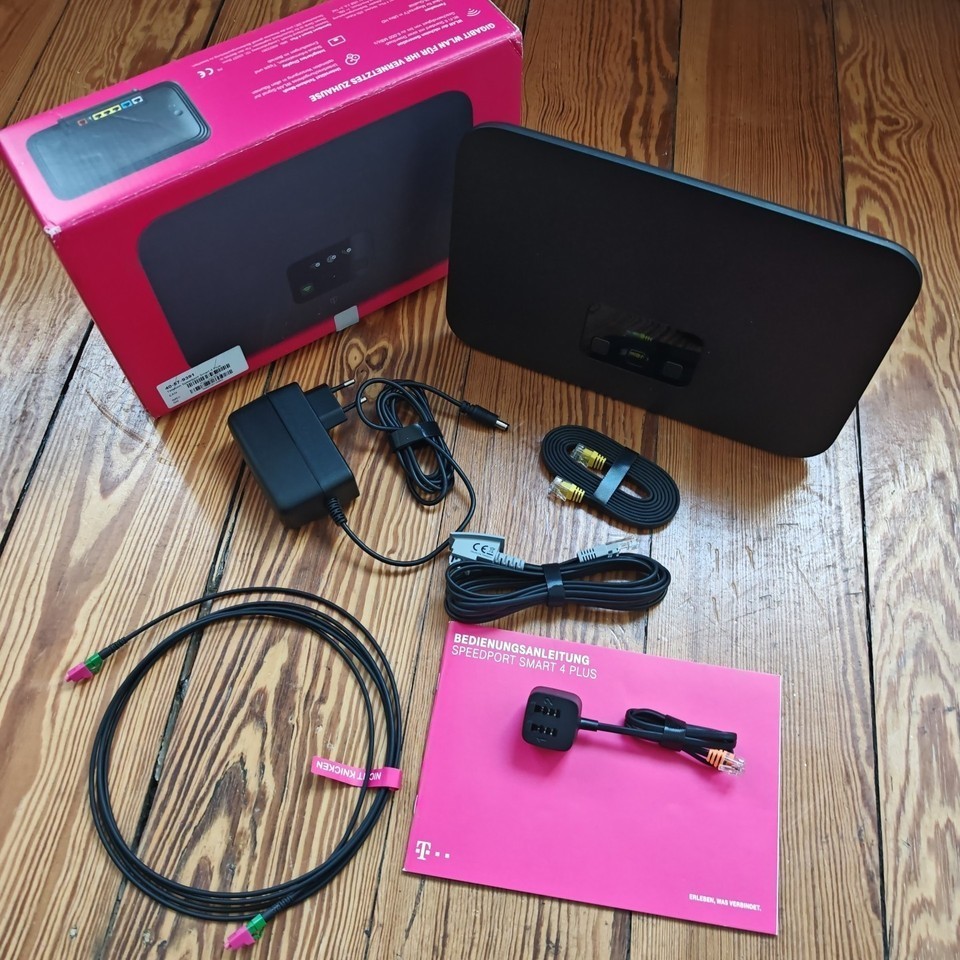 Telekom Speedport Smart 4 Plus Router – WLAN 6 – Glasfaser & DSL – NEU ...