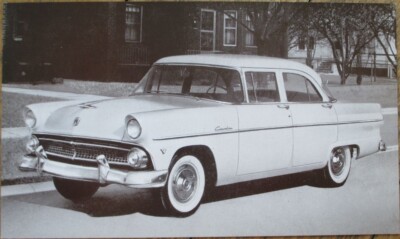 Ford Customline Four Door Sedan 1955 Car Automobile Advertising ...