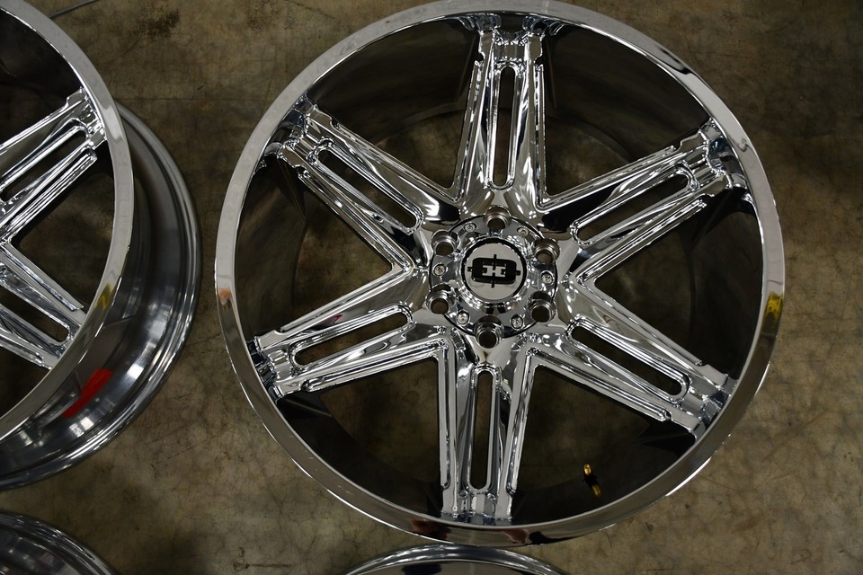 22" Vision Off-Road 363 Razor Chrome Wheel 22x10 5x5.5 For Dodge Ram ...