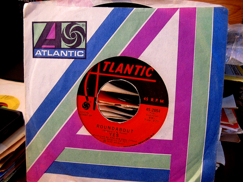 Yes 45 – Roundabout / Long Distance Runaround 1972 Atlantic VG++ CLEAN ...