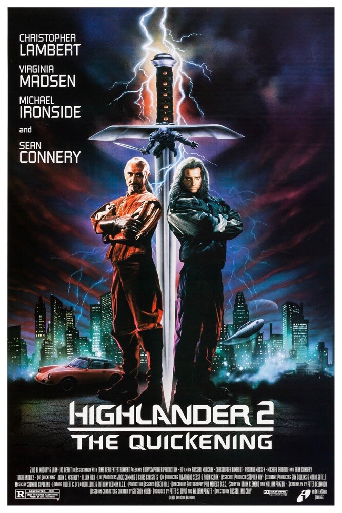 HIGHLANDER 2 THE QUICKENING POSTER - 11"X17 OR 12"X18" BUY ANY 2 GET ...