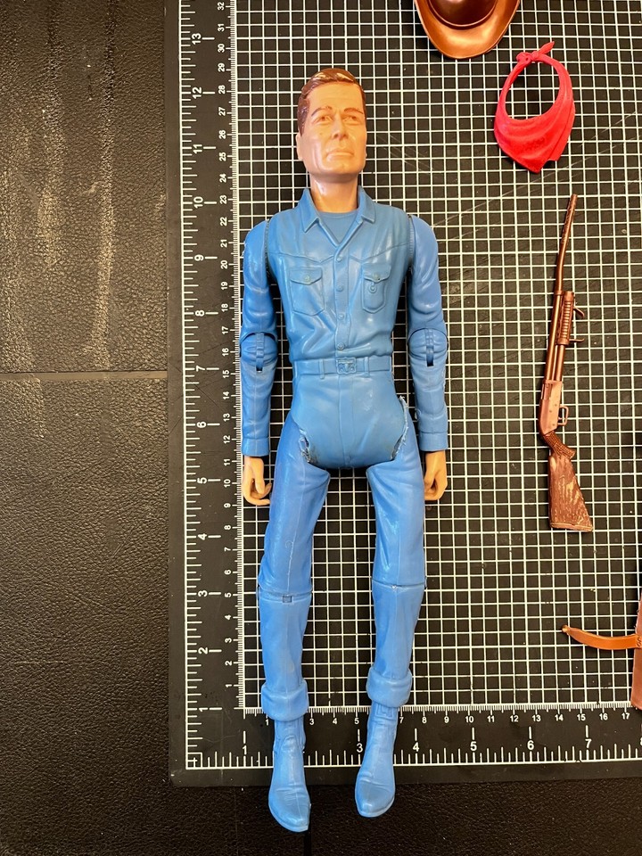 Vintage 1975 Marx Johnny West Cowboy Action Figure w/Accessories | eBay