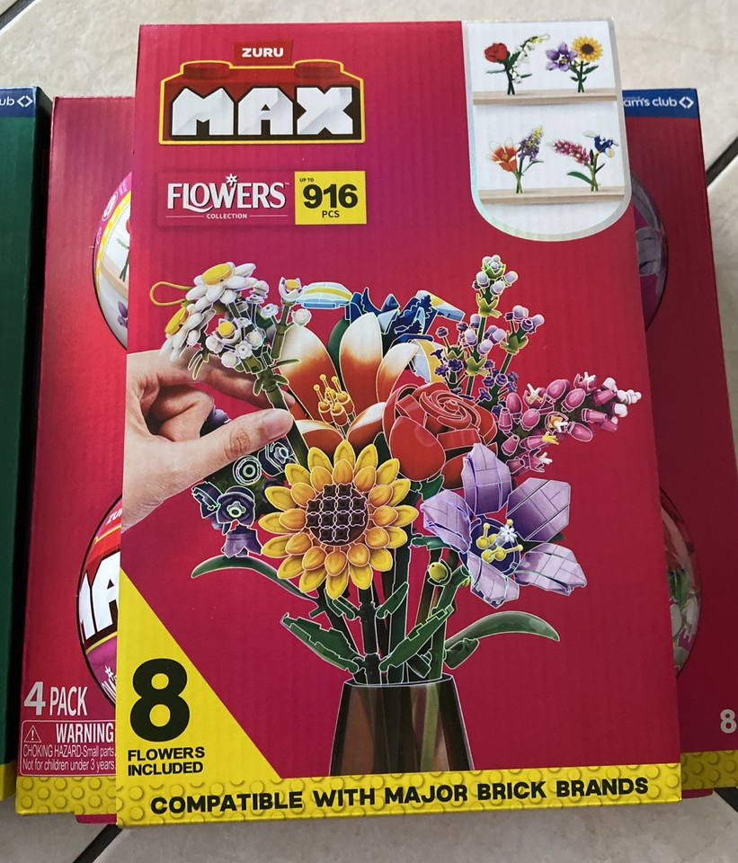 ZURU MAX Building Sets Flowers & Garden 8 Balls / Sets *NEW* | eBay