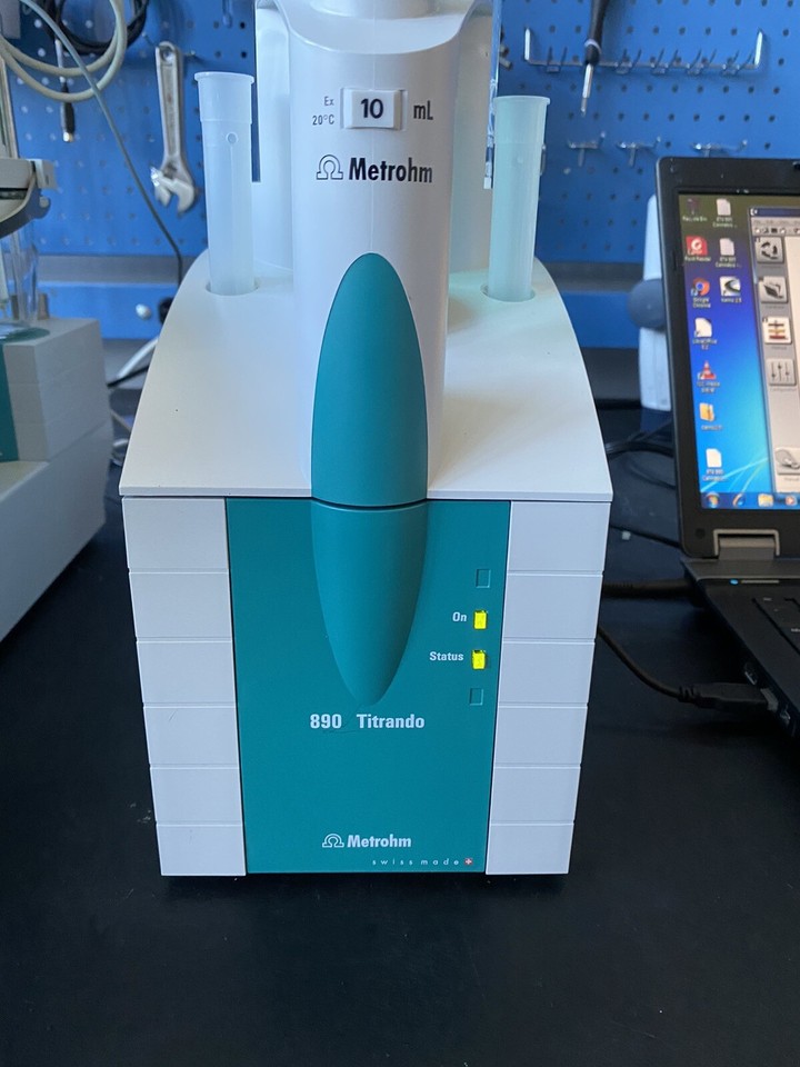 Metrohm 890 Titrando 874 Oven Sample Processor KF Cannabis Method Tiamo ...