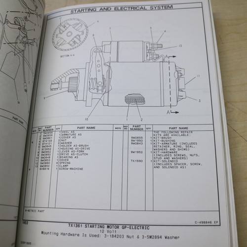 CAT Caterpillar 426 Backhoe Parts Manual Book Spare list catalog ...