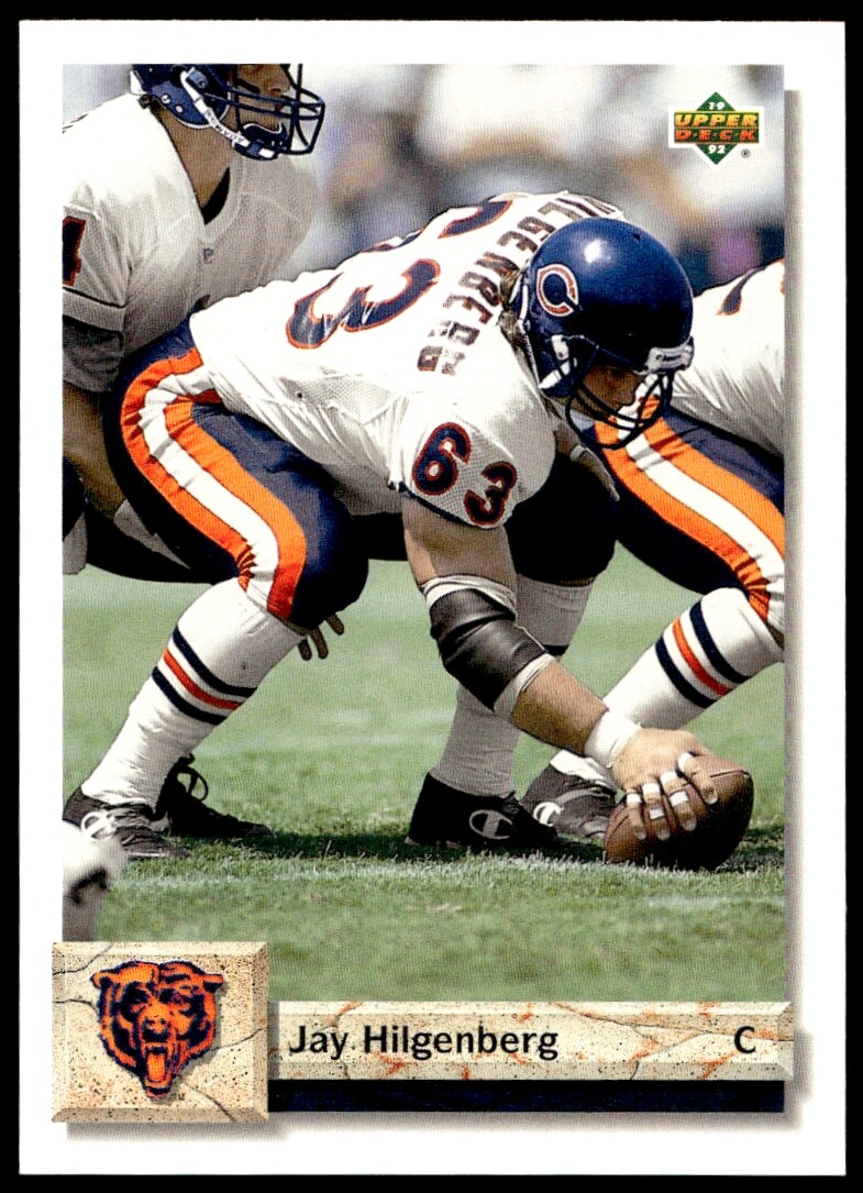 1992 Upper Deck #296 Jay Hilgenberg BEARS | eBay