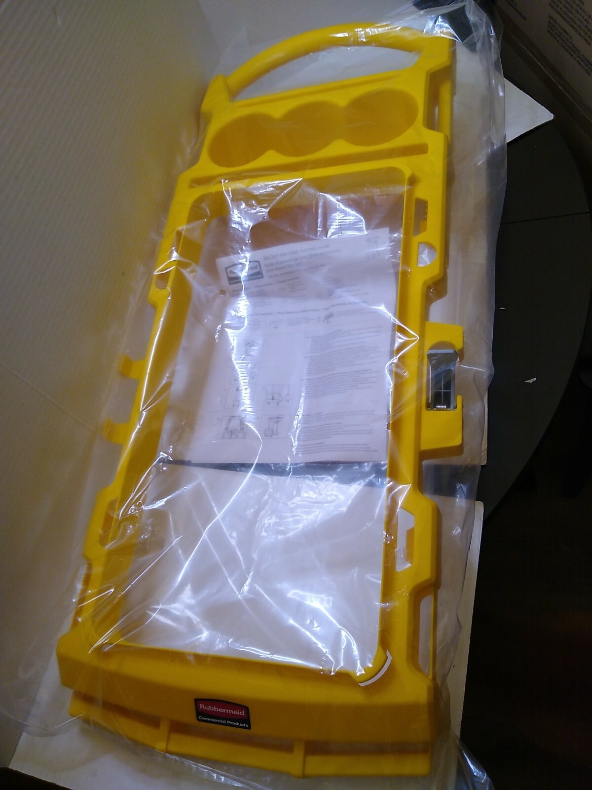 Rubbermaid Commercial Products 2032955 Slim Jim Rim Caddy for 23 Gal ...