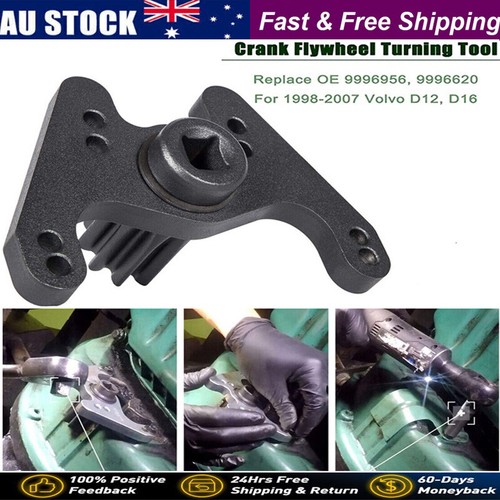 Crank Flywheel Turning Tool For 1998-2007 Volvo VN VNL VHD VNM D12 D16 ...