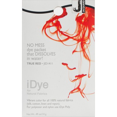 Jacquard iDye Fabric Dye 14g-True Red IDYE-411 | eBay
