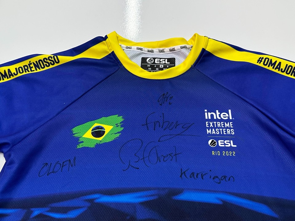 CS:GO IEM Rio 2022 Jersey SIGNED MAJOR Tournament CSGO CS2 Esports COD ...