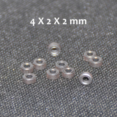 100pcs Ferrite Bead 4X2X2mm Core Coil Inductor Ferrous Ring Cables ...