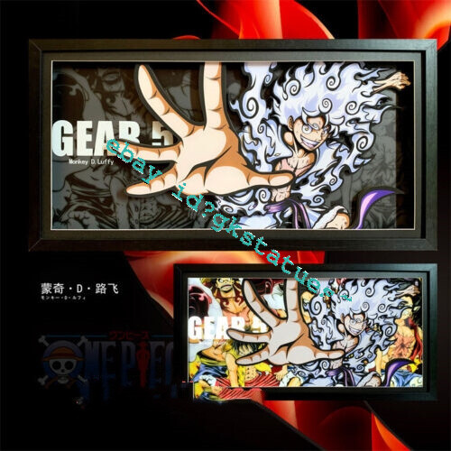 SMHL One Piece Gear 5 Nika Luffy Framed Decorative Painting 63x33cm In Stock | eBay