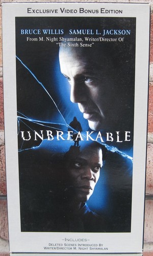 Unbreakable (VHS, 2001) Bruce Willis, Samuel L. Jackson 786936165708| eBay