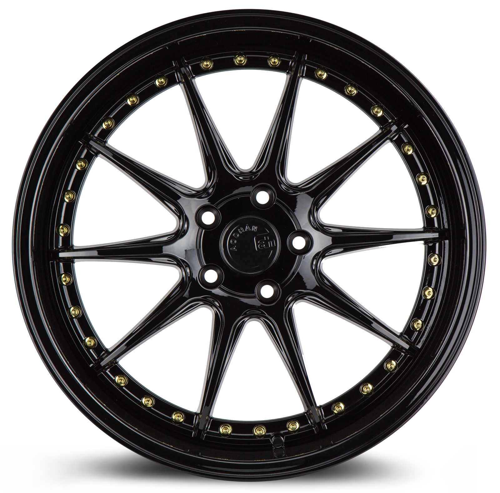 19x11 +22 Aodhan DS07 5x114.3 Gloss Black Rims (Set of 4) | eBay