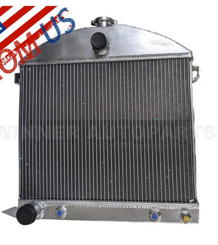 Aluminum Radiator 56mm For 30 31 Ford model A chopped w/Ford engine ...