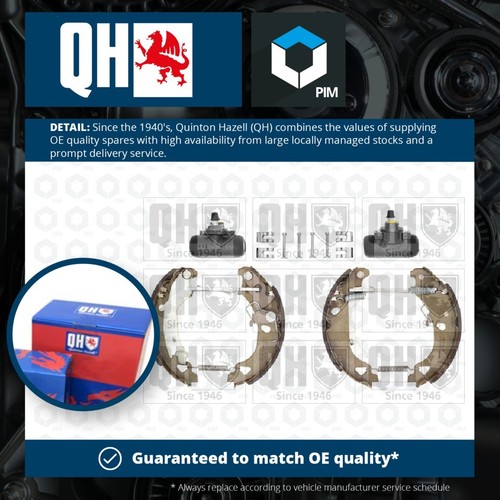 Brake Shoes Set fits FIAT PANDA VAN 169CXA1A 1.1 2004 on 187A1.000 QH ...