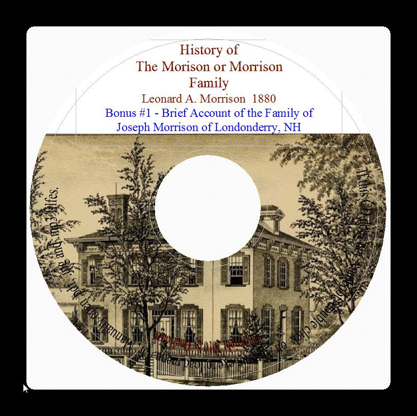 Morrison Family History - Genealogy | eBay