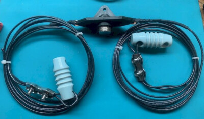 11 Meter (CB) Band Dipole Antenna With Budwig Center Connector & 100 ...