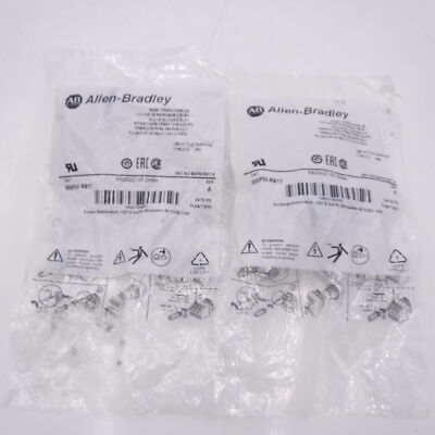 2 Pack Allen-Bradley 22mm Klaipeda Sealed Blue Metal Reset Push Buttons ...