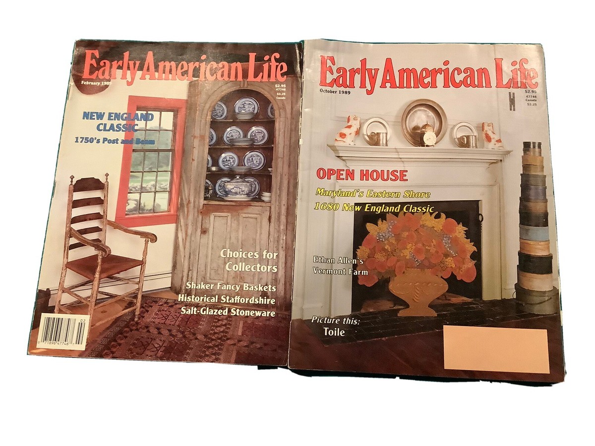 Early American Life Magazine 3 Vintage Back Issues EARLY AMERICAN LIFE