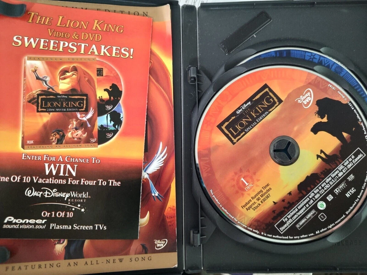 The Lion King Disc 2
