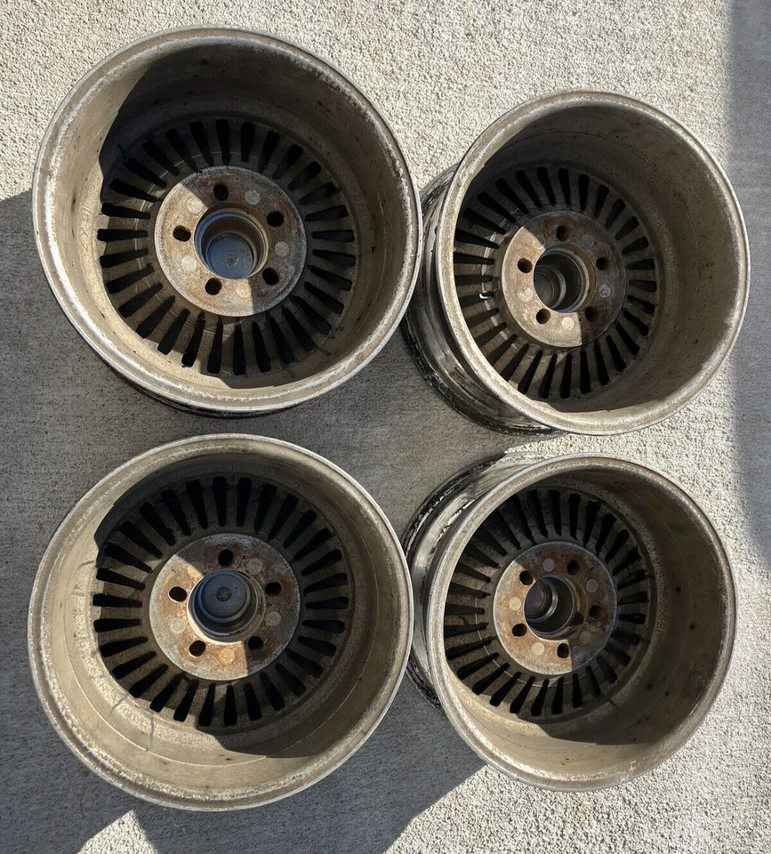 Set of (4) Western Cyclone/Turbine Rims w/Western Spinners 16 x 7 | eBay