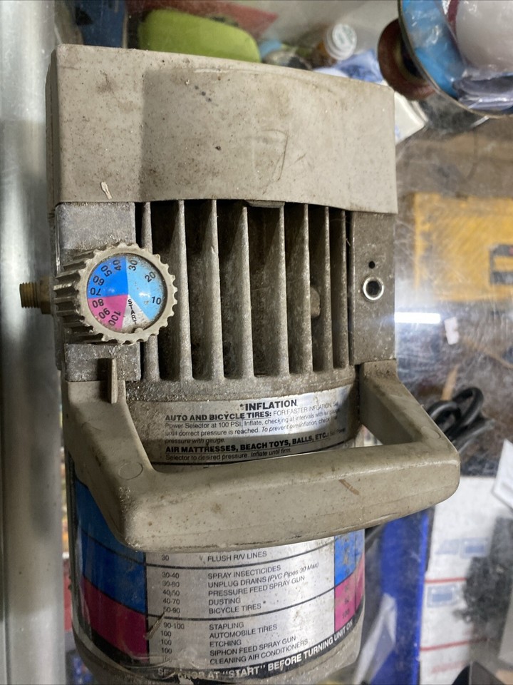 Campbell Hausfeld PowerPal Portable Tankless Air Compressor MT3000 Runs ...