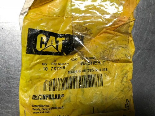 7X7729 GENUINE CAT WASHER 11X25X3-MM THICK QTY of 10 Caterpillar 7X ...