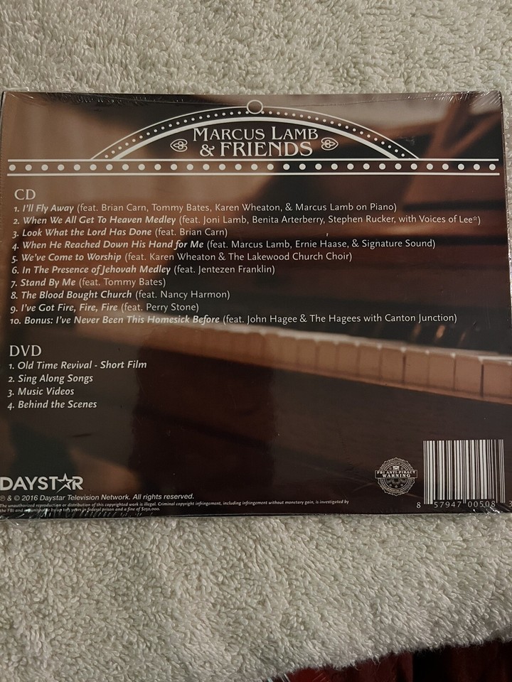 Marcus Lamb & Friends Old Time Revival CD DVD New Sealed Daystar 2016 ...