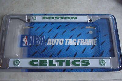 Boston Celtics Chrome Metal License Frame [NEW] NBA Car Plate Auto Tag ...