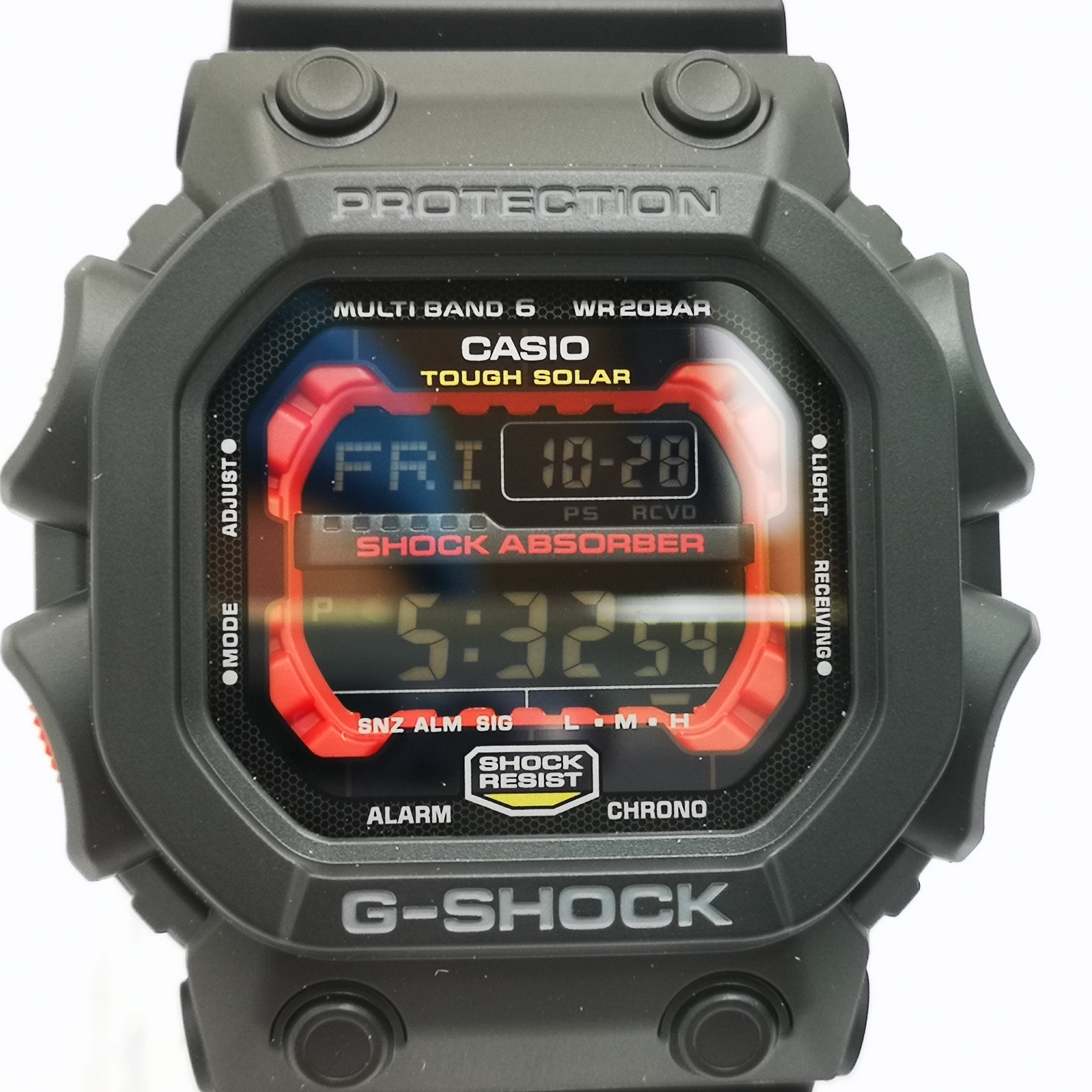 CASIO G-SHOCK GXW-56-1AJF Red Tough Solar Atomic Radio Men's Watch New ...