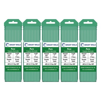 Green TIG Welding Tungsten Electrode .040" (50 pack, WP, Pure) | eBay