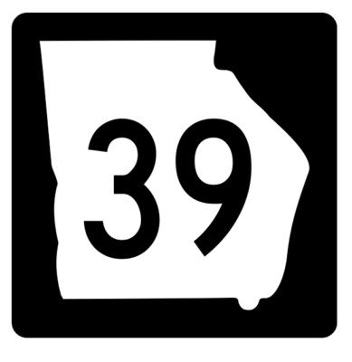 Georgia State Route 39 Sticker R3586 Highway Sign | eBay